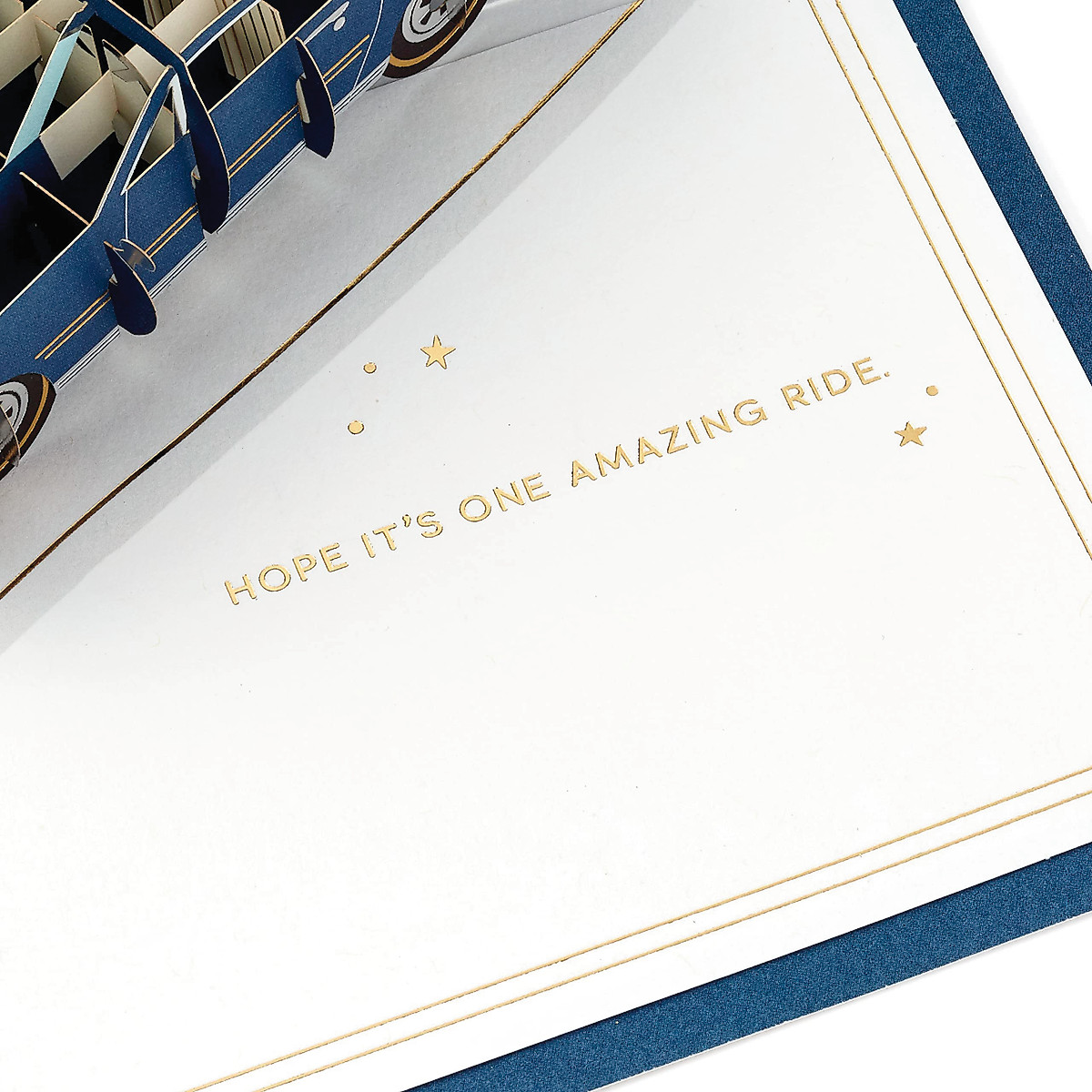 Hallmark Signature Paper Wonder Pop Up Birthday Card (Classic Car, Amazing Ride)