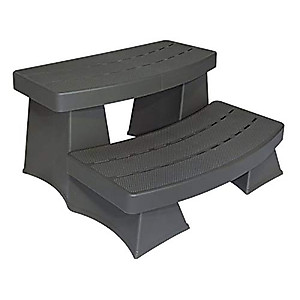 Byron Originals 6130417 SureStep II Spa & Hot Tub Steps - Dark Grey