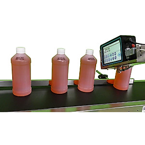 Preza Supra + Plus in Line Inkjet Coder, Inkjet Coding Machine, Date Coding Machine, Date Coder + EJ47SBK Black Ink USA