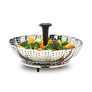 Starfrit 94296 Stainless Steel Vegetable Steamer, One Size, Silver