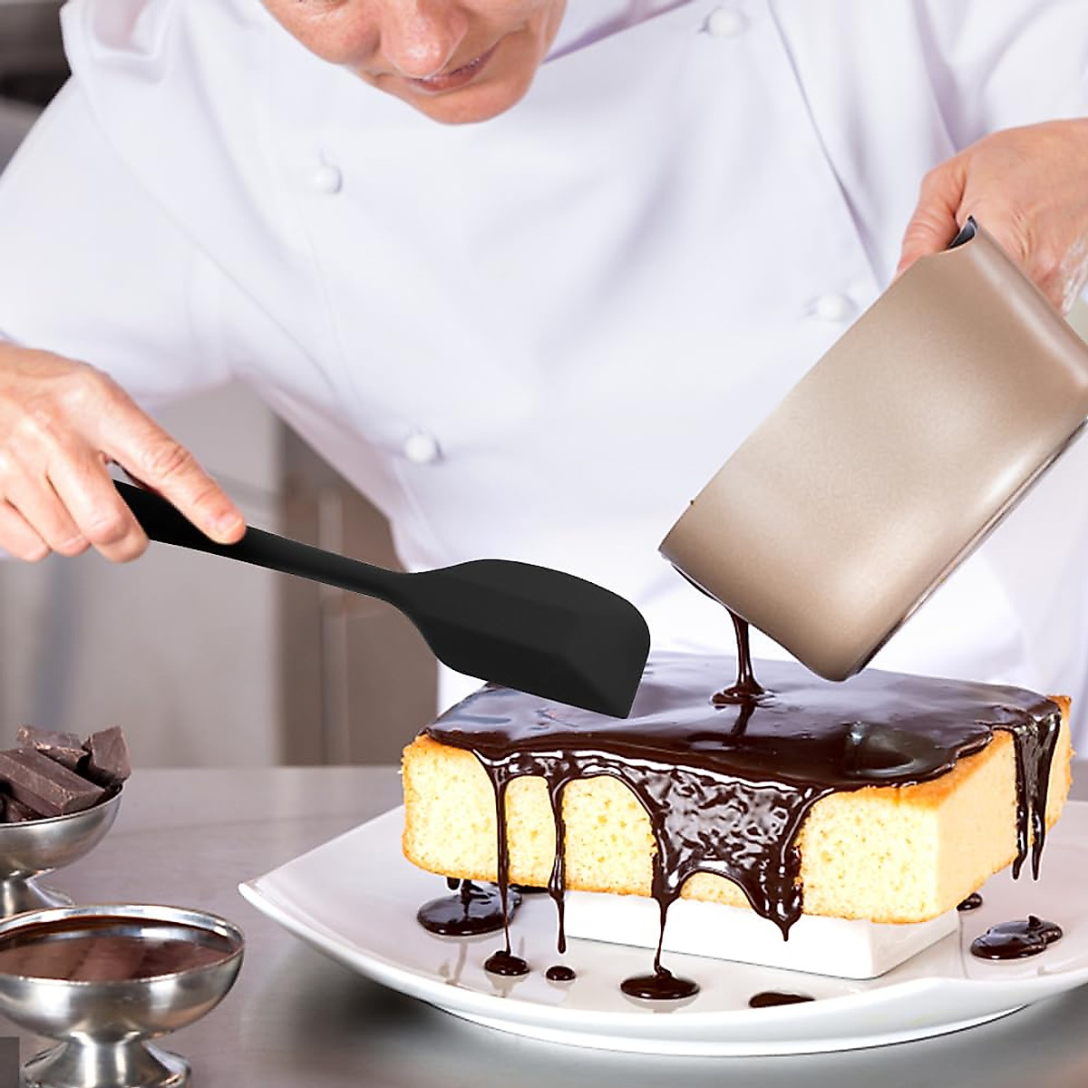 2pcs Baking Mats for Dutch Oven, Reusable Non-stick Silicone Bread Sling with Measurement, Long Handle Baking Mat, Oil Brush and Scraper for Making Bread