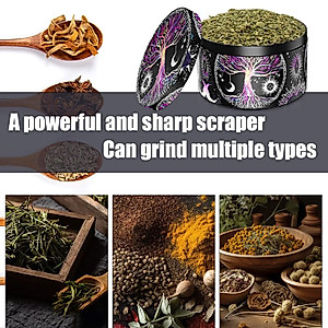 Grinder Spice Grinder Grinder,3.0 Inch Bohemian Tree Of Life，Zinc Alloy Grinder，Easy To Carry Easy To Clean，Perfect Gift