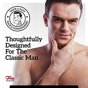 Fine ﻿Mr Lather Bowl, ﻿Gentleman's Ceramic Shaving Cream Bowl, Aerating Ribbed ﻿Texture, Brush Holder, Wall Mount Hole, Dark Bowl for Visual Contrast, Premium Stoneware Construction (Black)