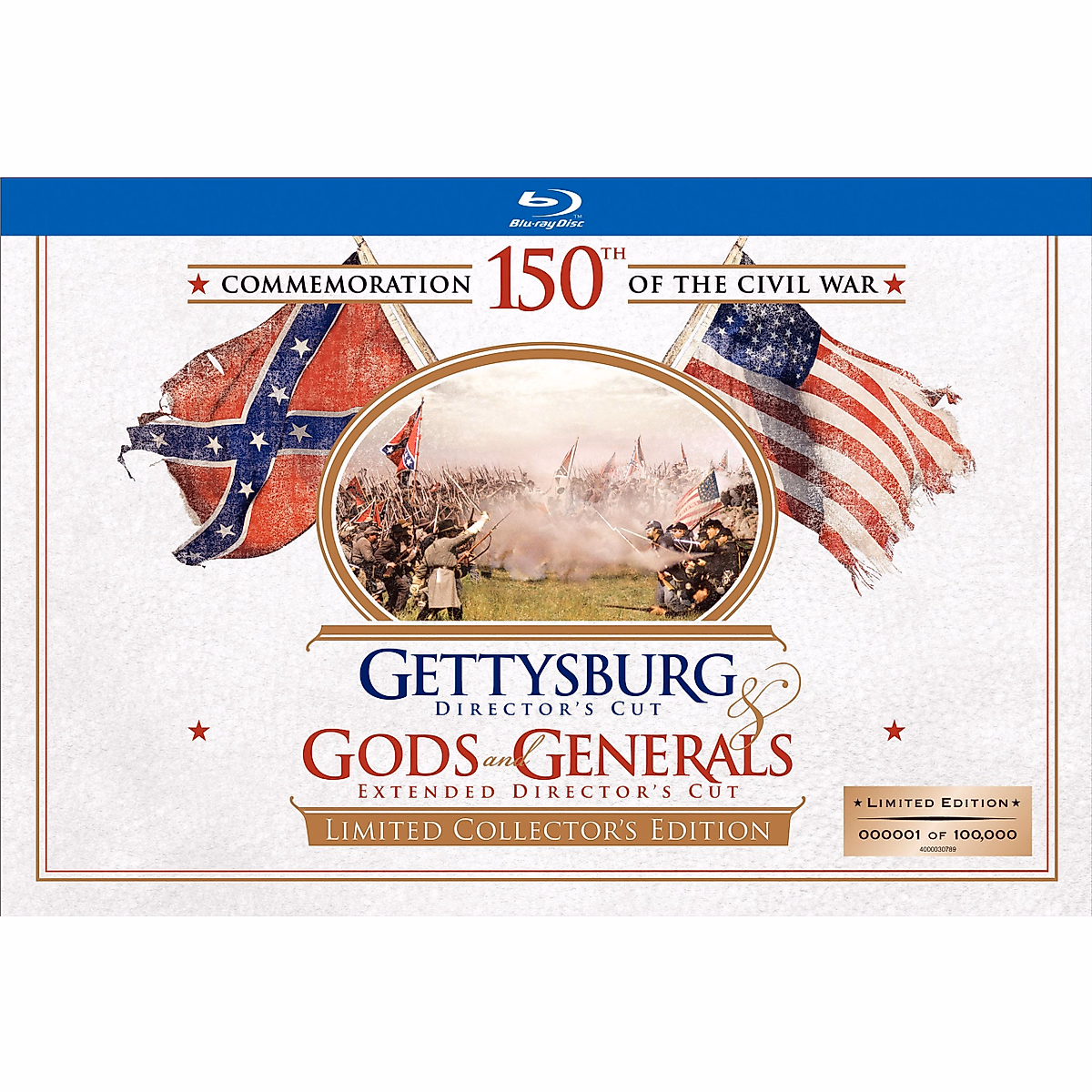 Gettysburg / Gods and Generals (Limited Collector's Edition) [Blu-ray]