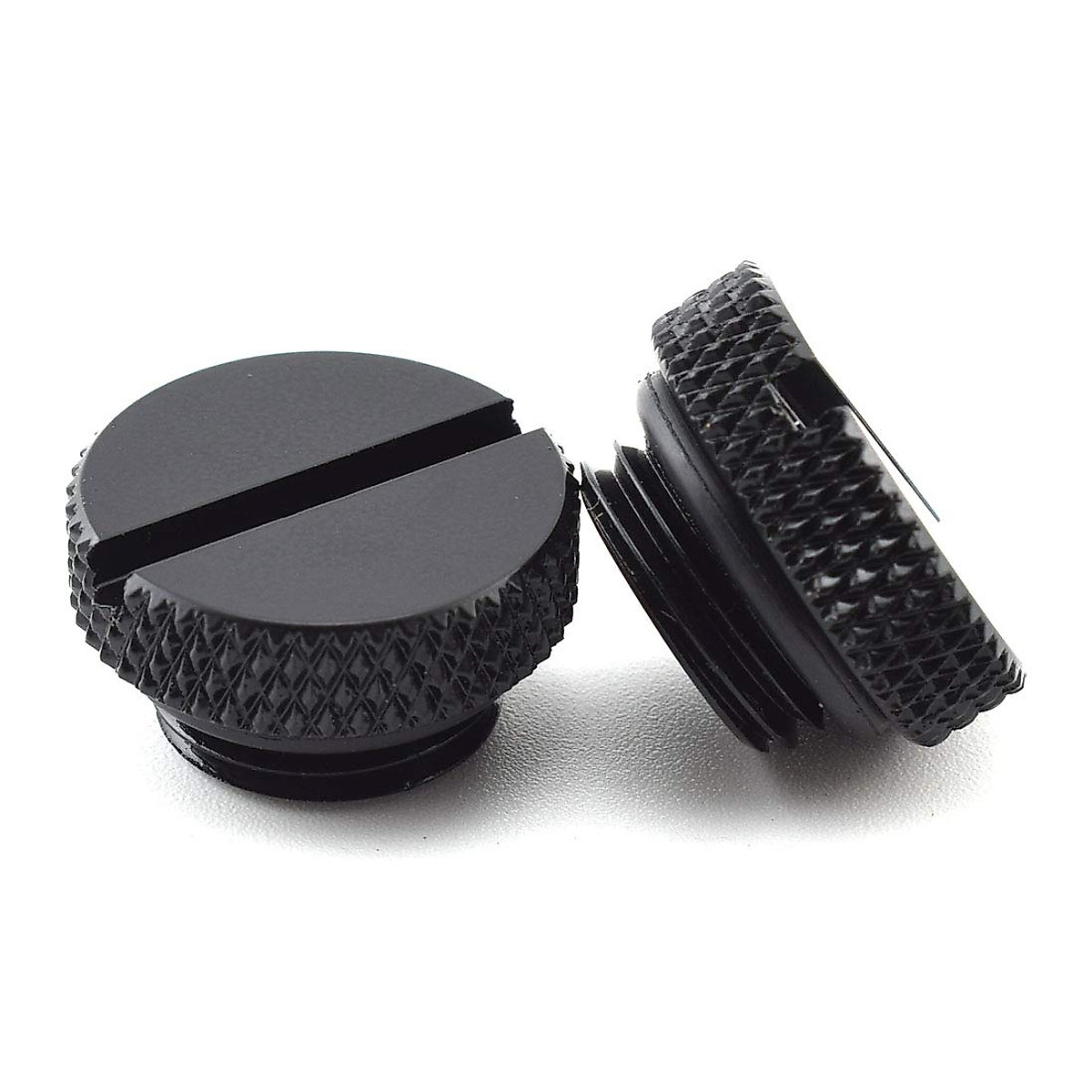 SDTC Tech 6 Pack G1/4" Plug Fitting with O-Ring for PC Water Cooling Systems, Black