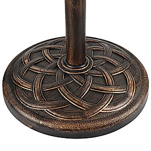 Blissun 26.5 lbs Patio Umbrella Base, Market Umbrella Base Stand for Patio, Garden, Lawn, Bronze, B-012A