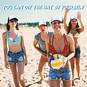 24 Pieces Unisex Sublimation Blank Mesh Baseball Cap Adjustable Plain Blank Mesh Trucker Hat for DIY Embroidery Sublimation Printing(Black White)