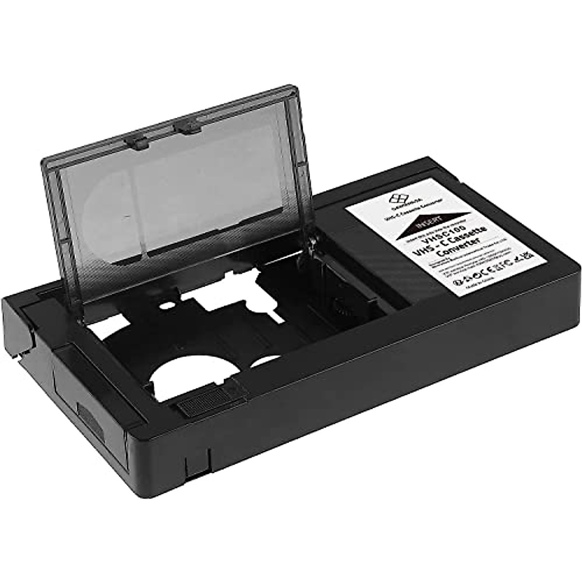 HICOPEET VHS-C Cassette Adapter Compatible with VHS-C SVHS Camcorders JVC RCA Panasonic Motorized VHS Cassette Converter Not Compatible with 8mm / MiniDV / Hi8