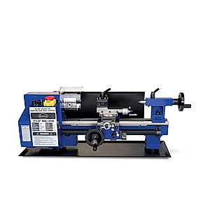Eastwood Benchtop Metal Lathe 7 inch x 12 inch | Mini Metal Lathe Variable Speed 0-2500 RPM, Mini Lathe with 3-jaw Chuck | Benchtop Metal Lathe, Drilling Machine for Various Types of Metal Turning