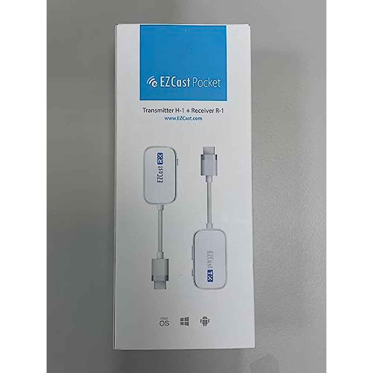 EZCast Wireless HDMI to HDMI Transmitter and Receiver, 1080P 60HZ, Screen Mirror and Extend to TV for Laptop/PC/PS5, 30m HDMI, 40m HDMI, 50m HDMI