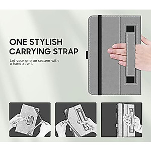 MoKo Case Fits All-New Amazon Kindle Fire HD 8 & 8 Plus Tablet (12th Generation/10th Generation, 2024/2022/2020 Release) 8",Slim Folding Stand Cover with Auto Wake/Sleep, Indigo