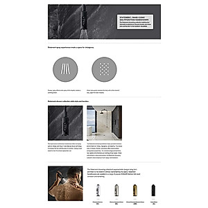 KOHLER 26288-CP Statement Two-Function HAND SHOWER Wand, Maximum Spray Performance with Mode Selector Buttons, Polished Chrome, 2.5 GPM