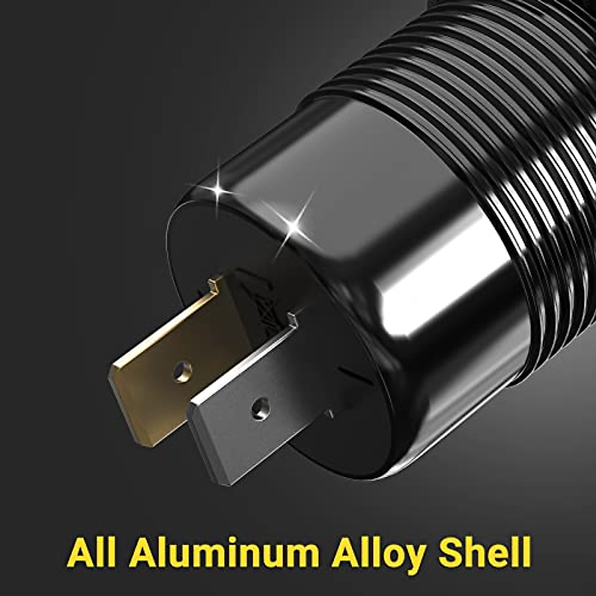 12v USB Outlet USB C Aluminum Car Charger Socket 2 Pack: Newest 58W Lengthened RV USB Outlet 12v Socket Dual USB-C 20W PD3.0 and 18W QC3.0 Car USB Port with Button Power Switch Mounting Panel