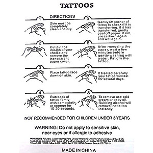 fire dragon temporary tattoo body tattoo temporary