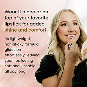 StansOut Beauty Diamond Lustre Fancy Sugar Hydrating Lip Gloss | Cute Nude Moisturizing Butter-Smooth Colors | Shades for Naturally Plump & Pout, Sparkling clear finishes & Glossy Choices.