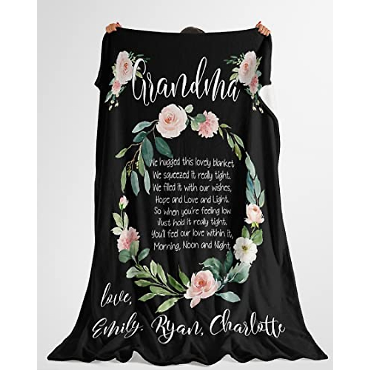 Grandma Blanket from Grandkids, Gifts for Grandma from Grandkids, Throw Blanket Grandma Birthday Gifts, Grandma Blanket Throw, Grandma Gifts from Grandkids, Christmas Grandma Gifts.