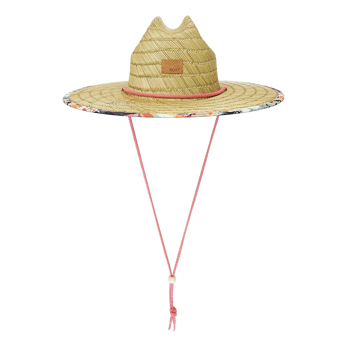 Roxy womens Tomboy Straw Sun Hat, Mood Indigo Trouble Double Exc, Medium-Large US