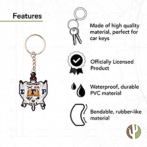 Desert Cactus Sigma Gamma Rho Keychain PVC Material Decorative Keychain Sigma (PVC Keychain - Crest)