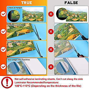 CAREGY Thermal Laminating Pouches, 300 Pack Laminating Sheets, 3 Mil, 9 x 11.5 Inches Lamination Sheet Paper for Laminator, Clear, Letter Size, Office and School Supplies