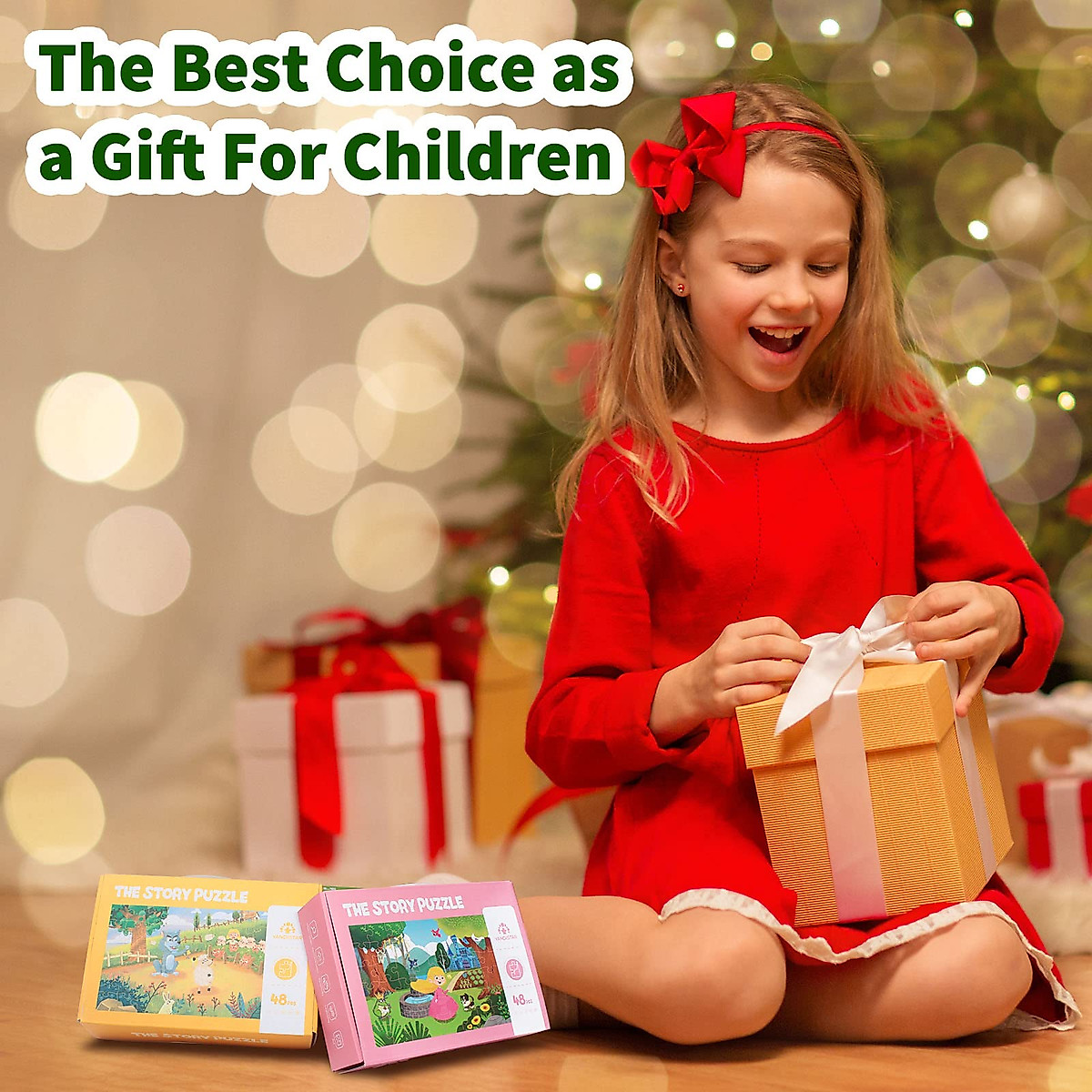 Puzzles for Kids Ages 3-5，Toddler Puzzles 48 Piece Jigsaw Puzzles for Preschool Children Learning Educational Puzzles Toys Gift Set for Boy and Girl (6 Puzzles)