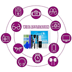 VR Headset Cleaning Kit, VR Lens Cleaner, Lens Pen Cleaner Kit for Meta Oculus Quest 2 3 /Xbox/PS/Wii, Cleaning kit for VR Facial Interface & Face Cover Pad Game Controller AR VR Accessories