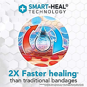 All Health All Health Advanced Fast Healing Hydrocolloid Gel Bandages, Large Wound Dressing, 4 ct | 2X Faster Healing for First Aid Blisters or Wound Care