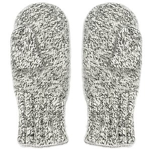 Dachstein Woolwear 4 Ply Extreme Warm 100% Austrian Boiled Wool Alpine Mittens in Natural Grey (7.5)