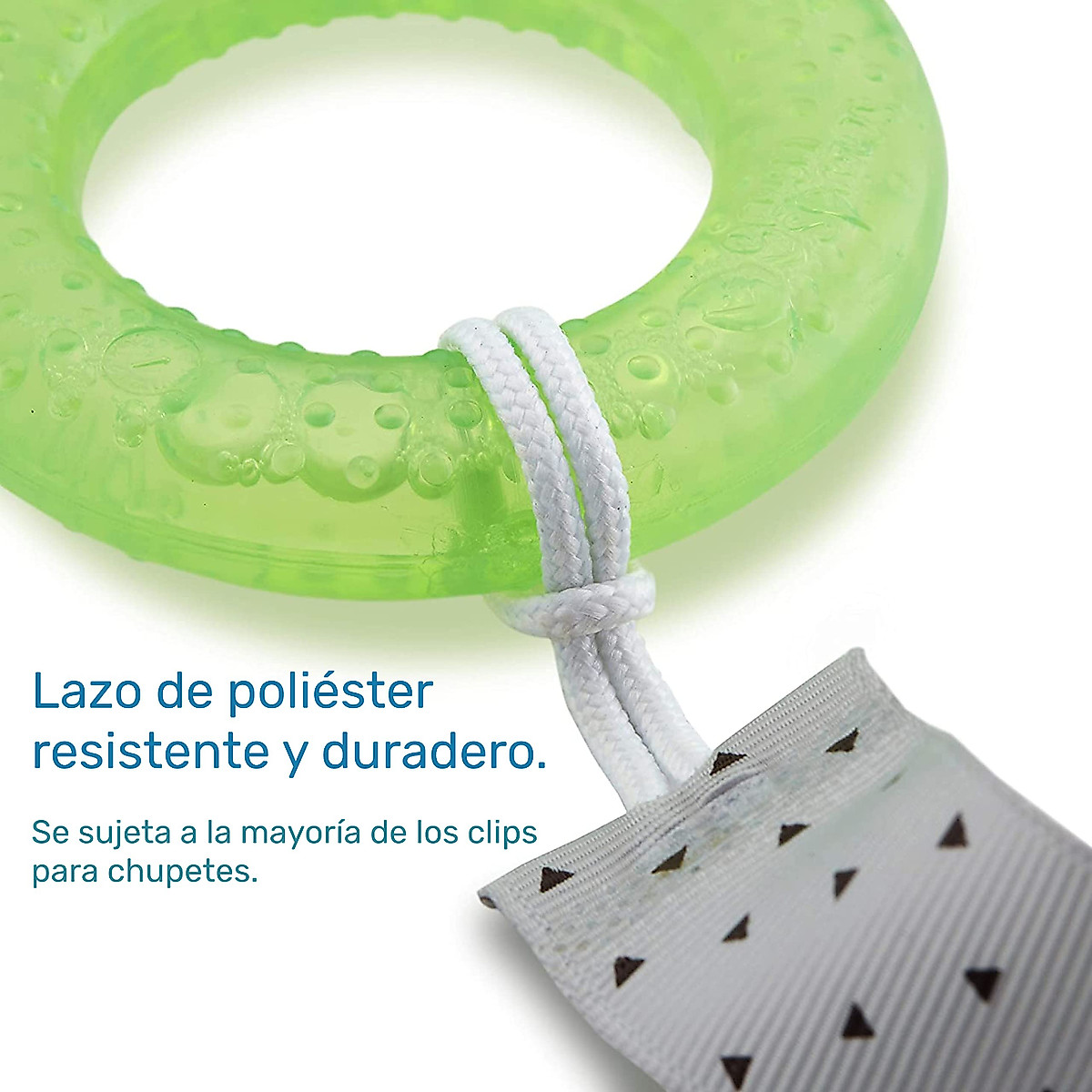 Pacifier Clip by Enovoe - 6 Pack of Pacifier Clips - Stylish Teething Ring Pacifier Holder Clip for Baby Boys and Girls - Multicolor - binkie Clip Baby Pacifier