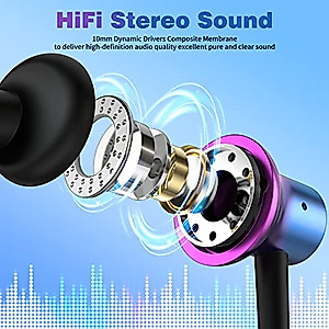 COOYA USB C Headphone Type C Wired Earbuds for iPad Pro Mini 6 Magnetic Noise Isolation in-Ear Headsets with Microphone for Samsung Galaxy S23 S22 Ultra S21 S20 Flip Fold 4 A53 Pixel 7 6 Oneplus 10 9