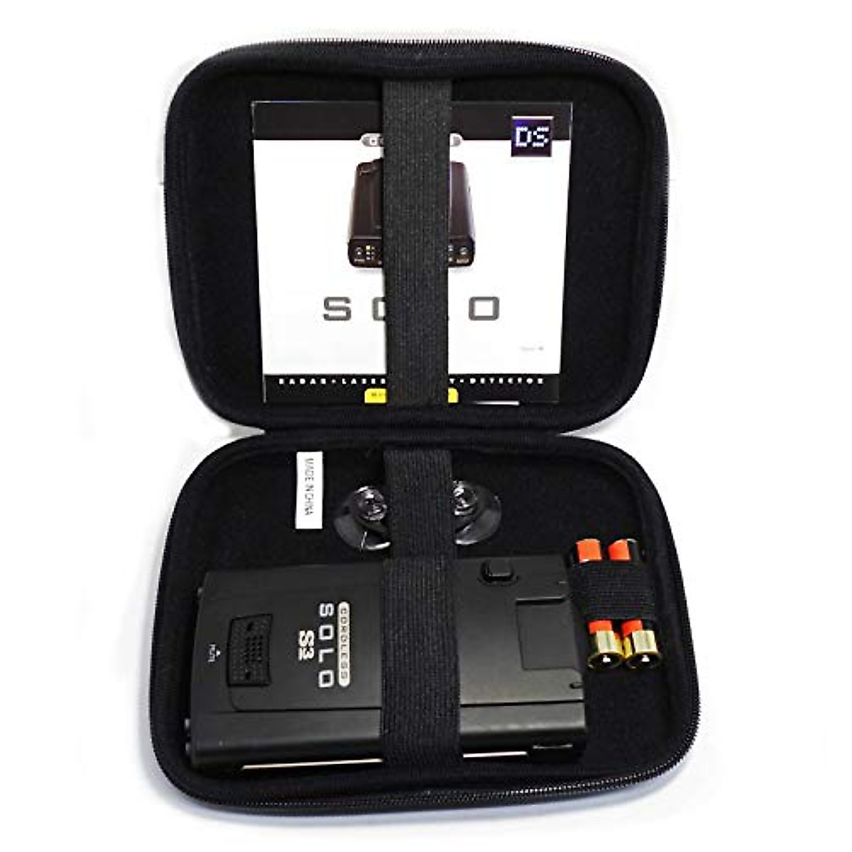 Ramtech Radar Laser Detector Hard Travel Universal Carrying Case, Compatible with Escort Solo S2 S3 S4 5, RD-5110, Beltronics, Cobra, Radenso, Rocky Mountain, Uniden, Whistler, WLZline - CCRD