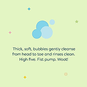 Babyganics Bubble Bath, Non-Allergenic, Gently Cleanses, Fragrance Free, 20 Fl Oz, Packaging May Vary