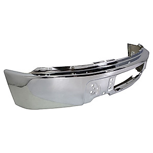 MBI AUTO - Chrome, Steel Front Bumper Face Bar Fascia for 2009-2014 Ford F150 Pickup 09-14 WITHOUT FOG LIGHTS, FO1002412