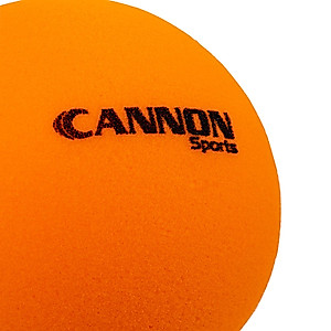 Cannon Sports Uncoated Foam Ball, Medium Density, Soft and Lightweight (Orange, 8.5 Inch)