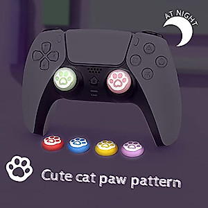 yingwangtong Thumb Lever Cap Handle Accessory Set Aiming Aid Cap, Compatible With Xbox One Series X S Nintendo Switch Pro Controller Ps5 Ps4 Controller Lever Joystick Protection Accessory (8 Pieces)