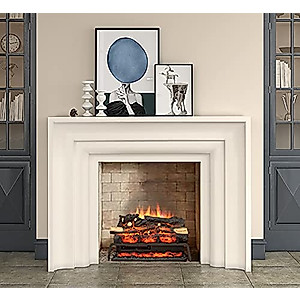 LegendFlame 23" W Free Standing Electric Fireplace Log Set (EF290), Fireplace Insert, Heater 750W/1500W, Crackling Sound, Remote Control