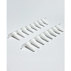 CryoKing 0.1ml 8-Strip White PCR Tubes, Tubes with Flat Caps, 125 Sets/Pack, Ultra Thin Wall PCR Reaction Tubes, Polypropylene Microcentrifuge Tube, DNase/RNase Free