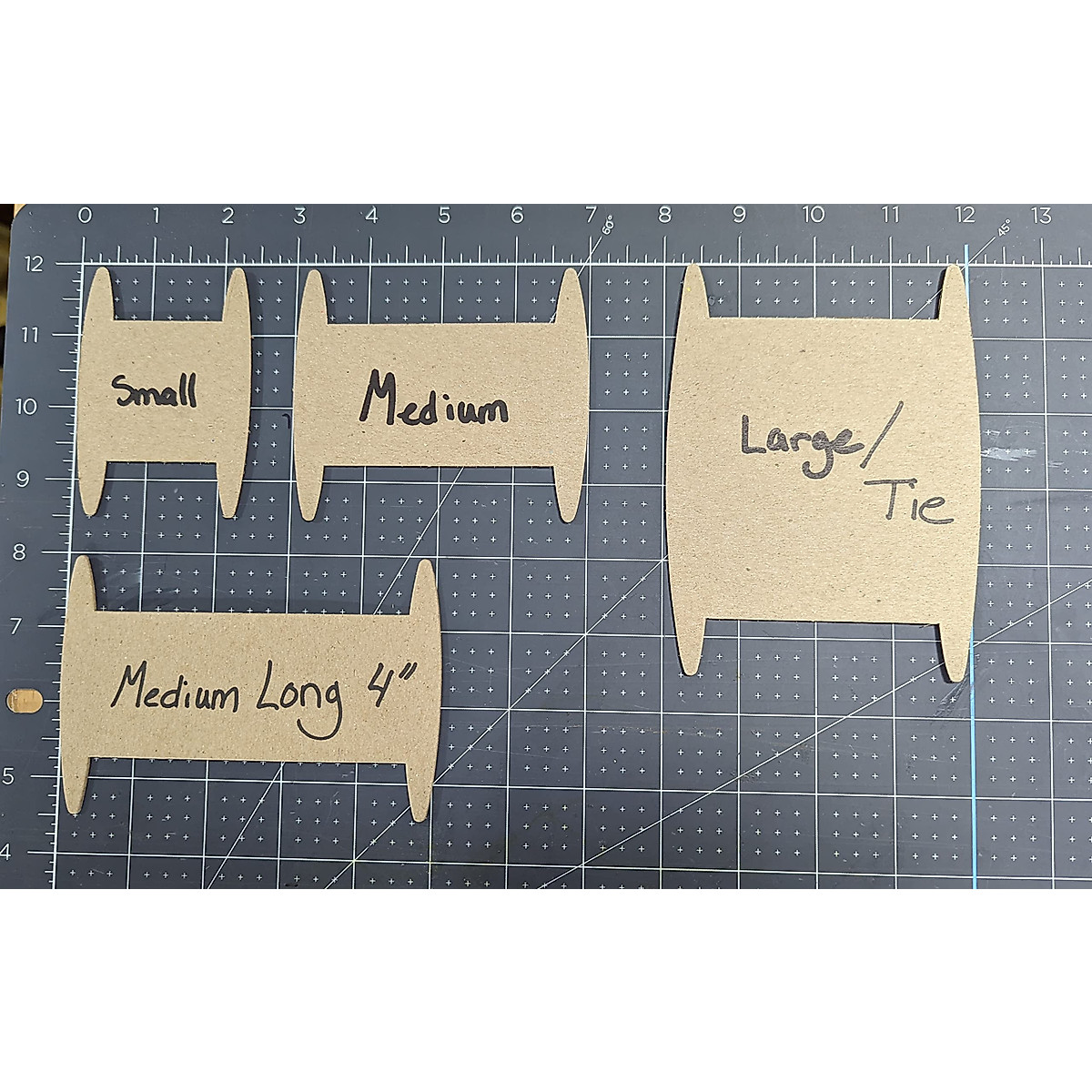 Ribbon Storage Ribbon Spools (50 spools) - Craft Organizer-Wrapping Paper Storage-Bin-Storage Cabinet Organization-Twine Storage Wrapping GiveThanks with a Ribbon Card (Medium)