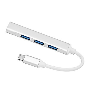 USB C Hub, 4 in 1C to USB OTG Hub Adapter, Portable Docking Station with USB 3.0 & USB 2.0, Multiport Splitter Compatible with Windows XP/Vista/7/8/10/OS/X