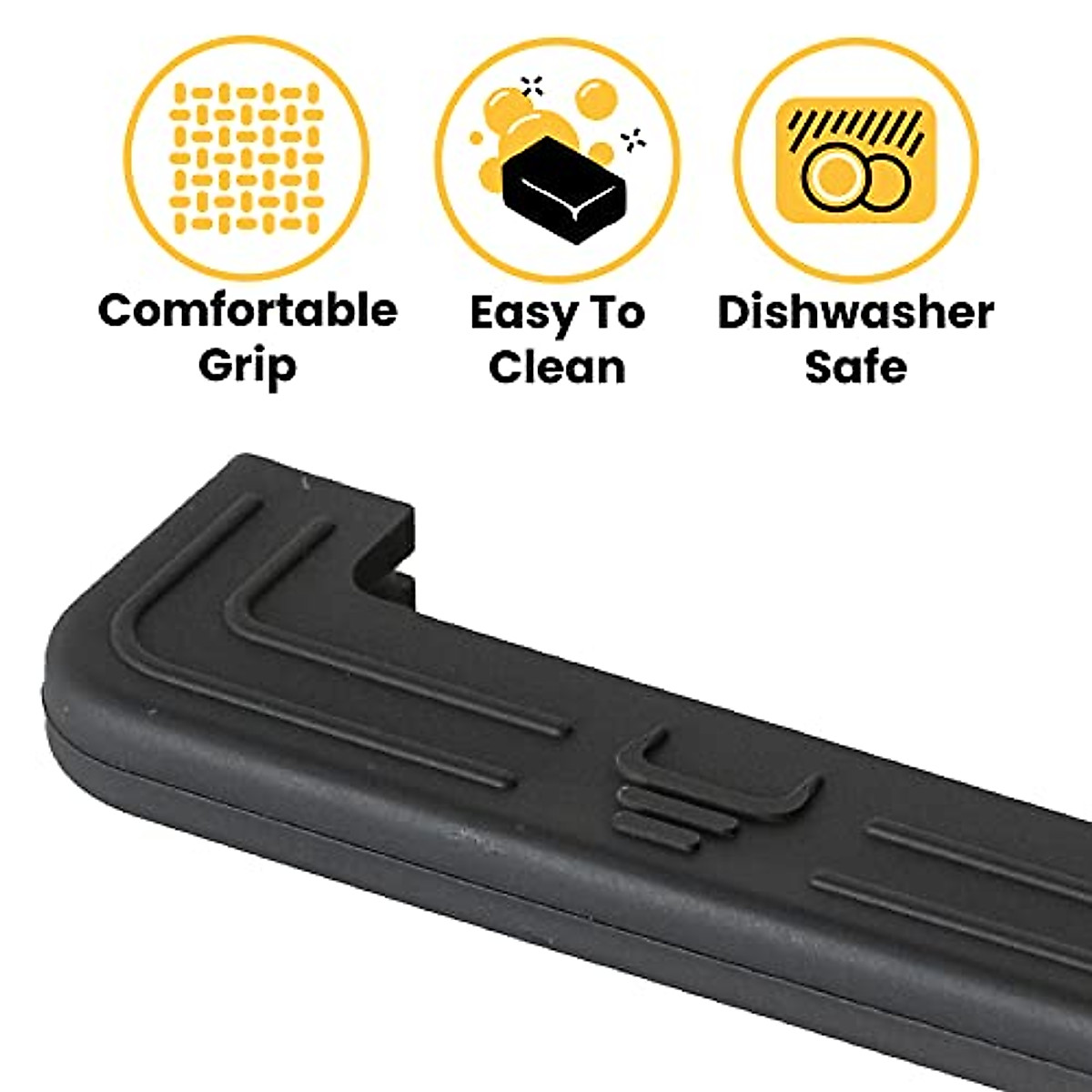 Genuine Yak Grills Silicone Handles Designed for The Yak 400 Series Grill | Helps with Comfortable and Secure Grip When Moving The Yak Charcoal Grill | Set of 2