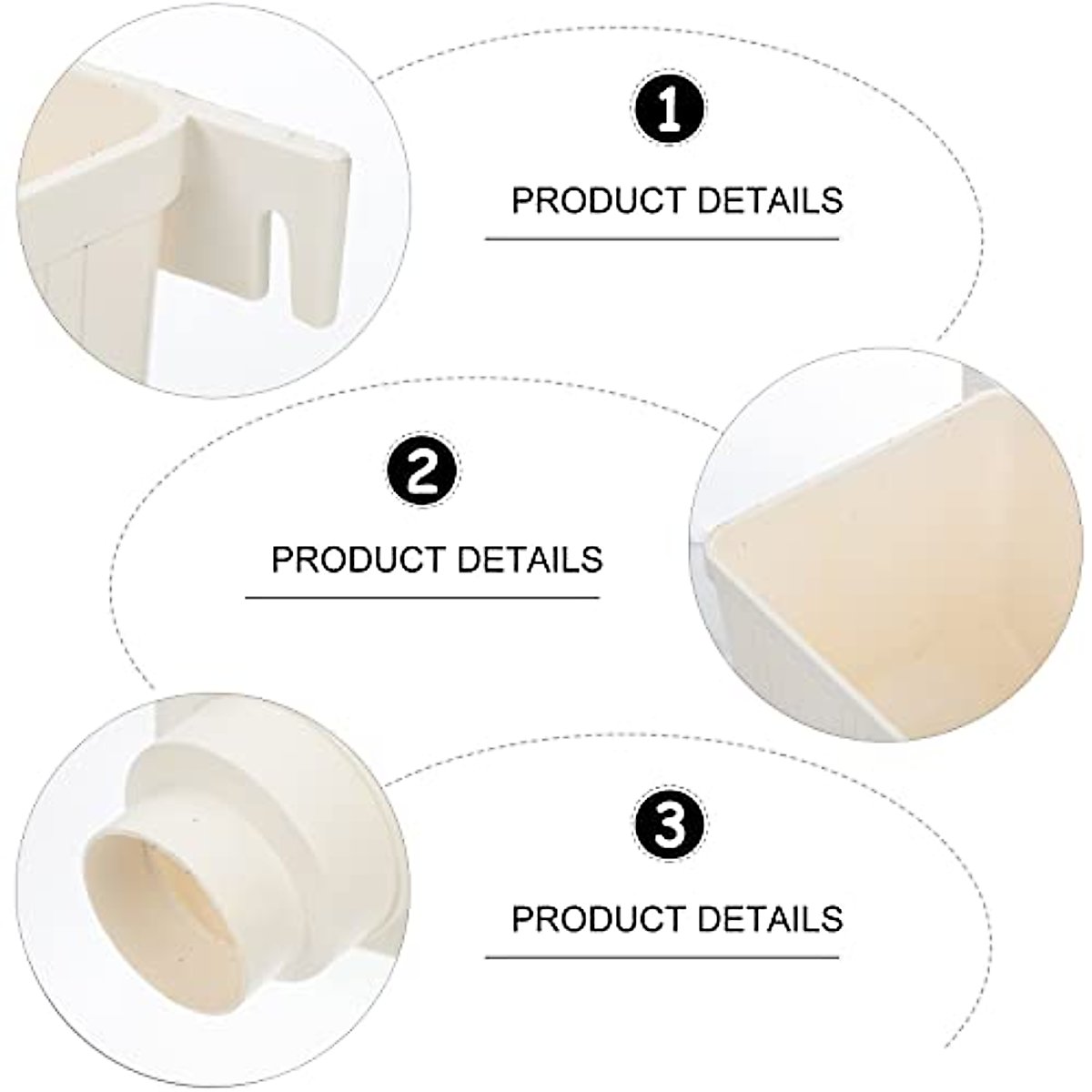 DOITOOL Gutter Downspout Adapter Universal Rainwater Gutter Downspout Outdoor Downspout Drainage Connector for Gutter Downspout Extensions (10.41x8.25x5.82 Inch)