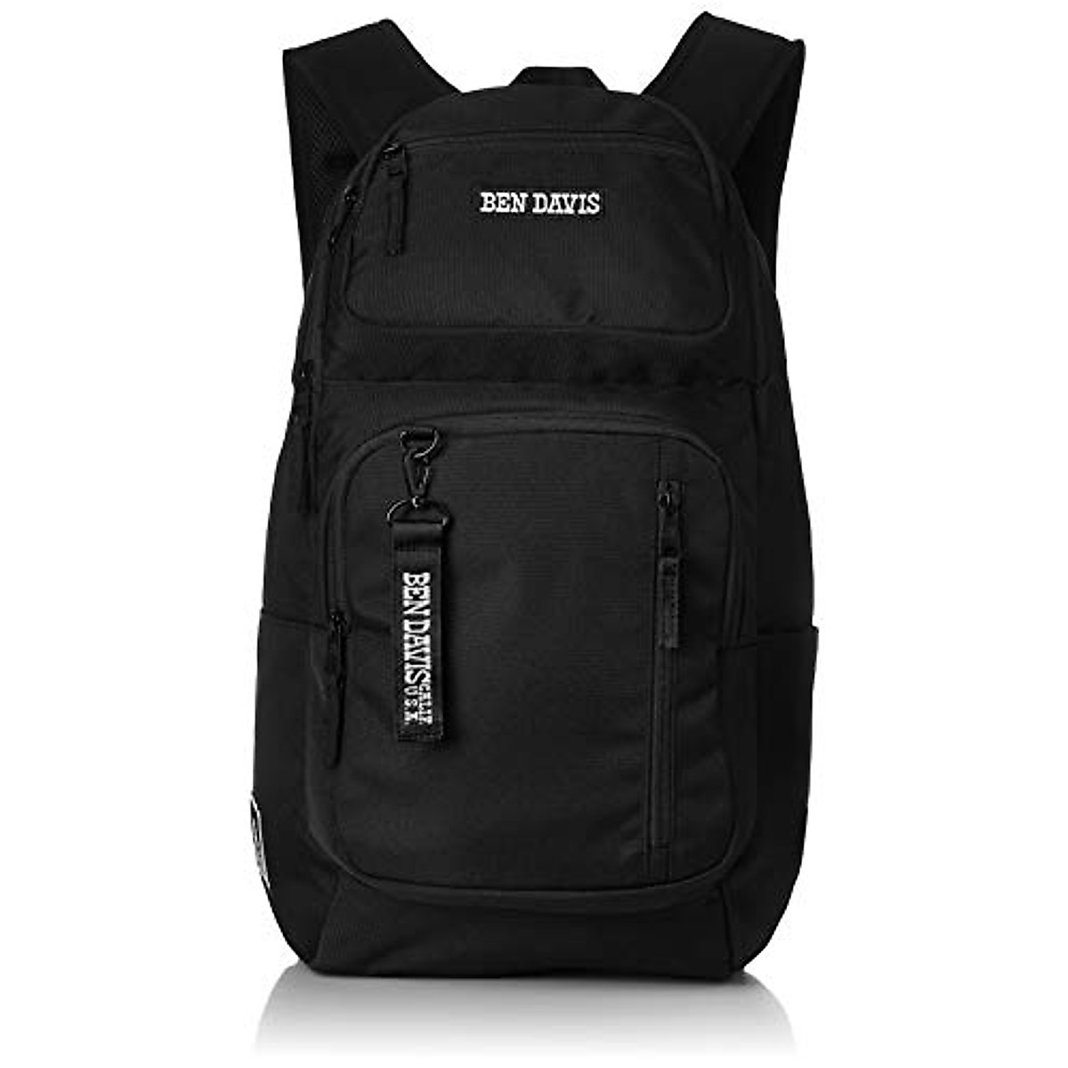 BEN DAVIS(ベンディビス) Men's Backpack, Black (Black 19-3911tcx)