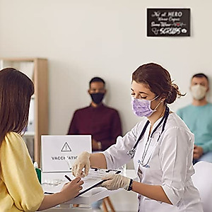 Jetec Nurse Signs Table Centerpieces Nurse Decorations Wall Decor Nurse Party Decorations Table Toppers Wooden Plaques Box Signs for Home Office Decor