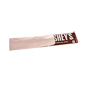 Silver Foil Envelope - Newly Improved Pack of 25 Attractive Envelopes with Thick Paper Backing for Wrapping 1.55oz Hershey/ Chocolate/ Candy Bars – Easy to Fold and Seal - Best Gift Wraps