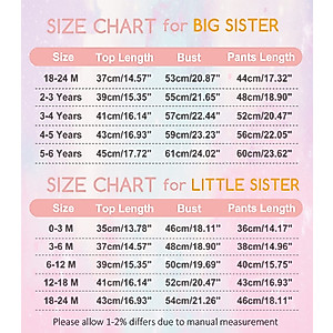 DOOLECK Little Sister Big Sister Outfits Matching Set Baby Girl Long Sleeve Ruffle Tops Romper Floral Pants Headband 3PCS Clothes Set (0-3 Months, Little Sister, Pink)