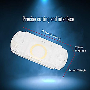 01 02 015 Console Case, Simple and Compact Game Console Replacement Shell with Screwdriver for Game Accessories(Transparent)