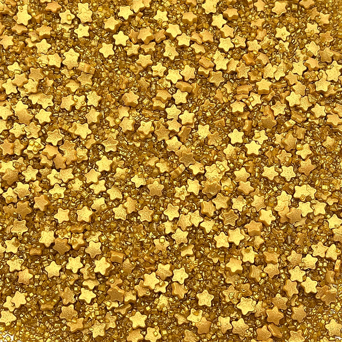 Sprinkles | 8 oz | Gold sugars | Manvscakes | Star sugar
