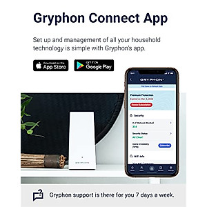 Gryphon AX – Ultra-Fast Mesh WiFi 6 Parental Control Router – Advanced Content Filters and Next-Gen Firewall - 4.3 Gbps Across 3,000 sq. ft. per Router for Multi-Device Households