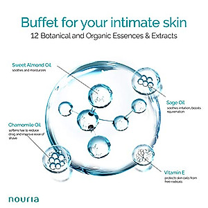 Coochy Plus Intimate Shave Cream + Pre-Shave Elixir Moisturizer Oil Kit – HydroLock & MOISTURIZING PLUS Continuous Hydration Reliefs Razor Burn Bump Ingrown Hair