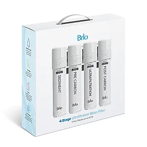 Brio 4-Stage Filter Replacement Kit for Brio 4-Stage Ultrafiltration Water Cooler Dispensers