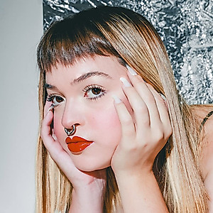 Oyaface 2 PCS 316 Stainless Steel Piercing Hoop Captive Bead Rings Tragus Ear Tunnels Hanger Weight Gauges Body Jewelry Gold 6G(4mm)